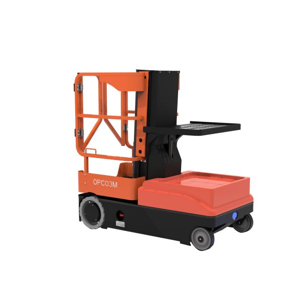 Quality All-Electric Stock Picker Vertical Mast Lifts Light Structure Compact Design for sale