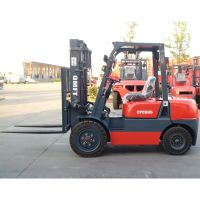 Quality Triple Free Mast Forklift Trucks with Mitsubishi S4s Isuzu Engine and 3.5ton for sale