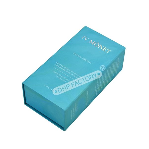 Quality Rigid Magnetic Cardboard Gift Boxes With Holographic Hot Stamping Logo for sale