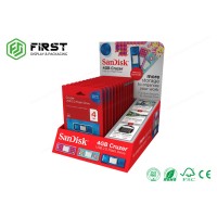 Quality Customized CMYK Printed PDQ Display Recyclable Paper Cardboard Counter Display for sale