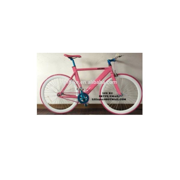 Quality Lightweight Aluminium Fixed Gear Bike 2020 Pink 700C for Easy and Fun Riding for sale