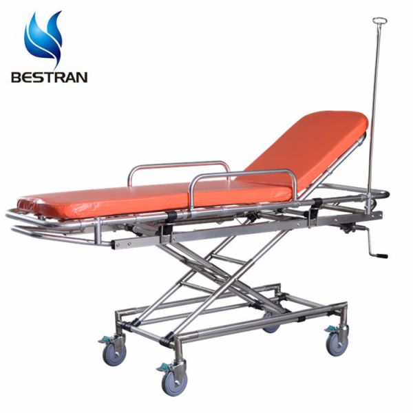 Quality Aluminum Alloy MRI Patient Stretcher Non Magnetic Bed Transport Examination In Hospital for sale