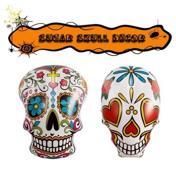 Quality Softball Fans' Must-Have Inflatable Halloween Sugar Skull Decoration For Yard for sale