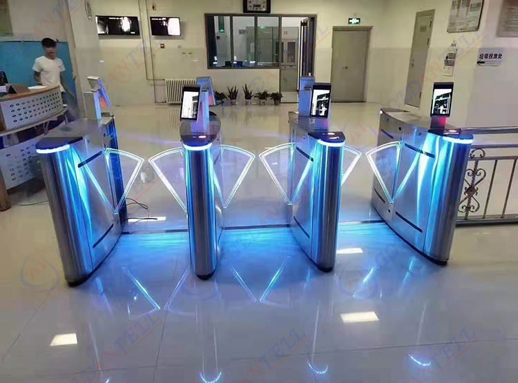 Automatic Luxury Speed Gate for Office Building RFID Pedestrian Entrance