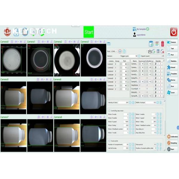 Quality AI Deep Learning Based Reagent Bottle Online Visual Inspection System for sale