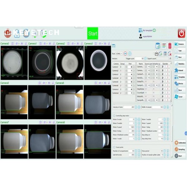 Quality AI Deep Learning Based Reagent Bottle Online Visual Inspection System for sale