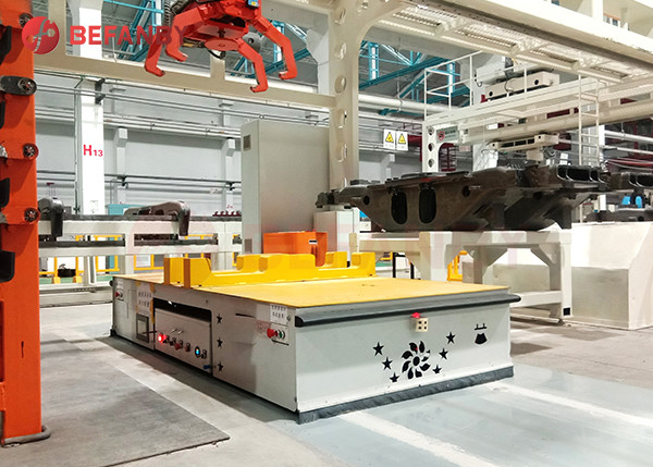 Quality Battery Powered Automatic High Load AGV Automatic Guided Vehicle 1500kg for sale