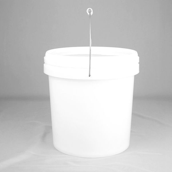 Quality 10L Clear Plastic Food Bucket with 25cm Diameter for sale