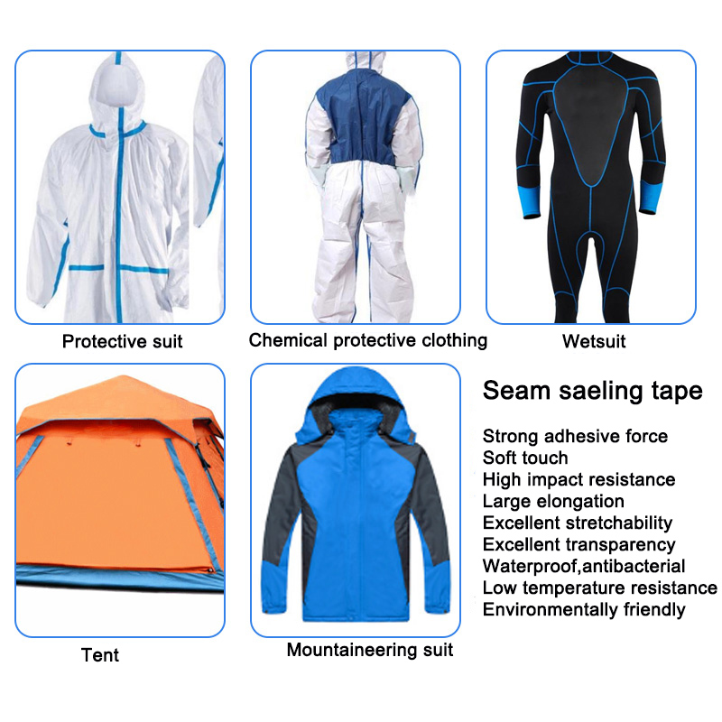 Application of seam sealing tape
