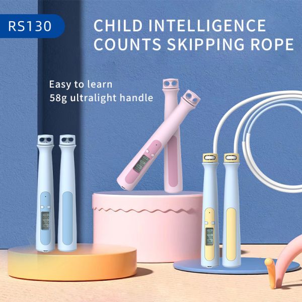 Quality Electronic Counting Jump Rope Adjustable Long Rope Beginner Girls Fat Reduction Cordless Ball for sale