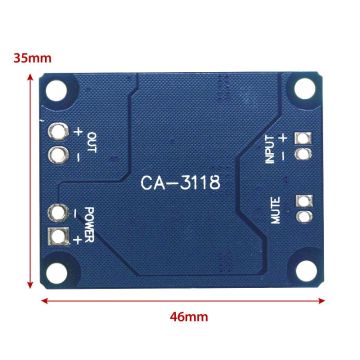 Quality CA-3118 Amplifier Board 1*60W 8-24V TPA3118 PBTL Mono Class D Digital Power for sale