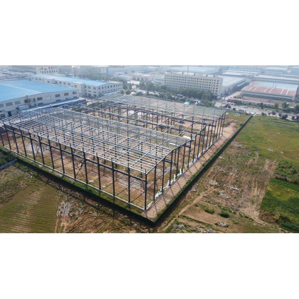 Quality 4000㎡ Prefabricated Steel Structure Warehouse H Section Steel for sale