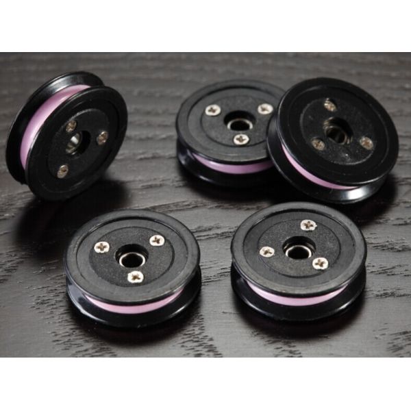 Quality Nylon Flange nylon cable pulley with Ceramic Coating for Enamelling Machine for sale