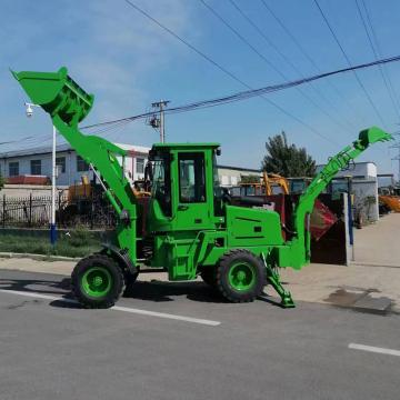 Quality 0.5m3 Earthmoving Towable Backhoe Loader , Small Digger Loader Machinery for sale