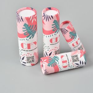 Quality Plasticfree Biodegradable Cardboard Tubes , 21mm Cardboard Tube Gift Box for sale