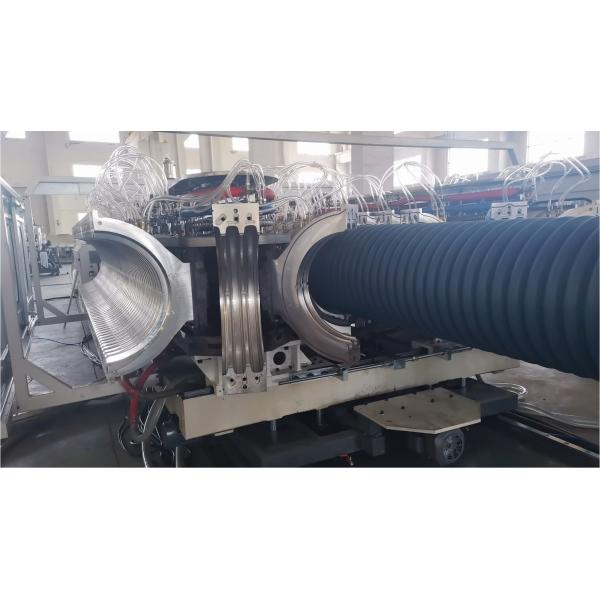 Quality Large Diameter Polyethylene Corrugated Pipe Extrusion Line For 1600mm Max for sale