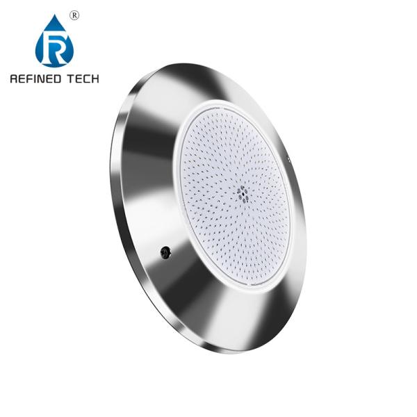 Quality AISI 316LSS RGB LED Swimming Pool Light , Glue Filled Surface Mount Pool Light for sale