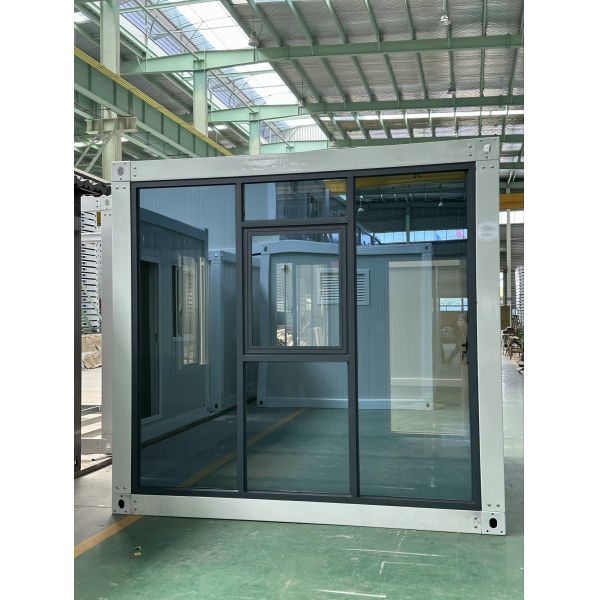 Quality Solid And Beautiful Container House Curtain Wall Glass For Street Shops / Offices for sale