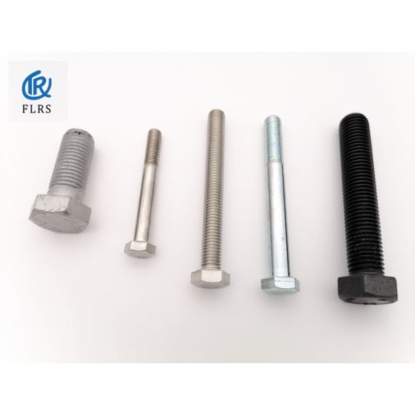 Quality Carbon Steel DIN933 M2 Hex Head Cap Screw HDG Surface for sale