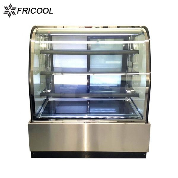 Quality High quality refrigerated glass door display case cake showcase with CE/ETL for sale