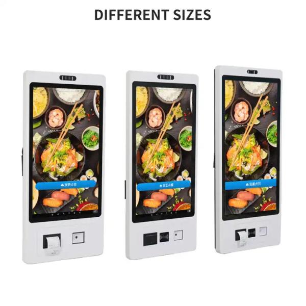 Quality Self Service Kiosk Ordering System POS Terminals Receipt Printers For Fast Food for sale