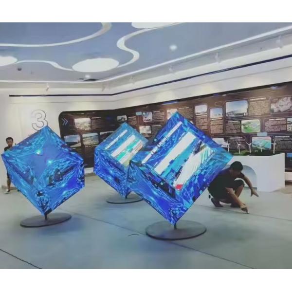 Quality P2.5 P3 P3.91 P4.81 LED Cube Logo Display Creative LED Display Screen for Indoor for sale