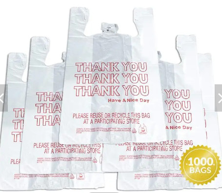 Quality 2LB Shopping Biodegradable Plastic Bags Eco Friendly Lightweight for sale