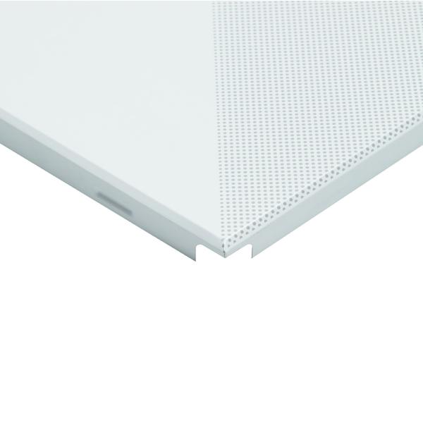 Quality Soundproof Perforated Clip In Metal Ceiling Tiles Customized For Office for sale