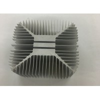 Quality Custom CNC Metal Stamping Aluminum Heat Dissipation Radiator for Computer Cooler for sale