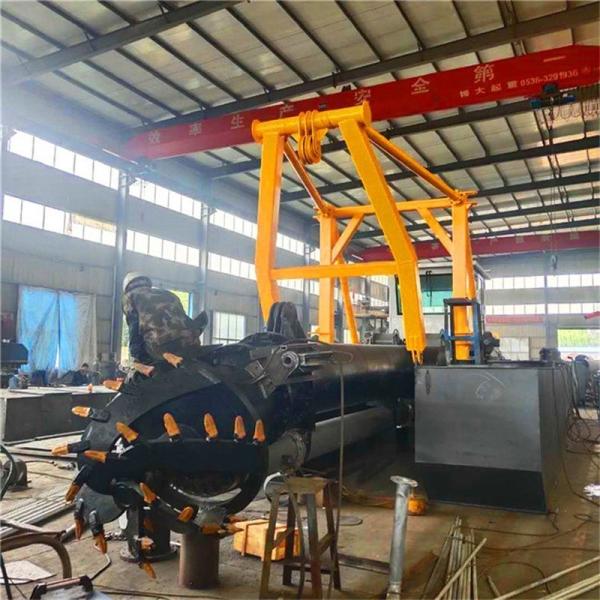 Quality Moving Trolley Optional Cutter Suction Dredger for Lake Sand Harvesting Operation for sale