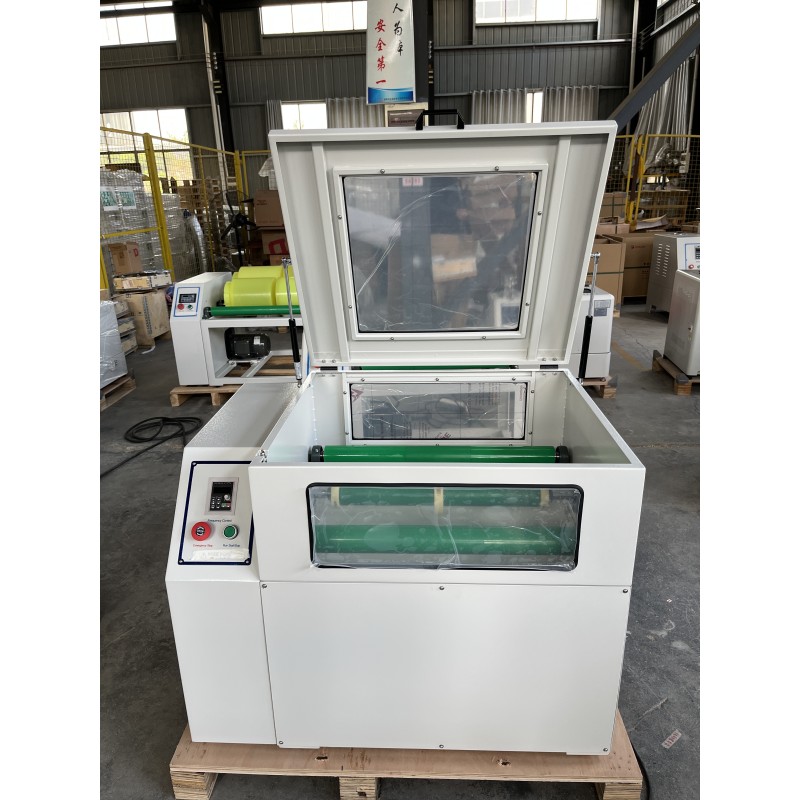 Lab Jar Roller Mill Machine in operation