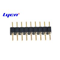 Quality 500 Cycles Machined Round PIN Header 2.54 Mm Height 3.0mm Length 10mm for sale