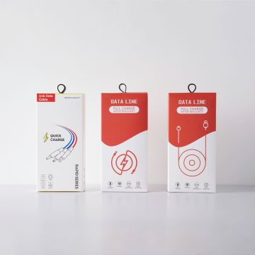 Quality Customized Electronics Products Box Usb Data Cable Packaging Boxes With Blister for sale