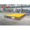 china Large Table Industrial Use Flexible Motorized Transfer Trolley On Rail Roads