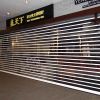 china PC100 Motorized Transparent Roller Shutter Door 2mm Thickness