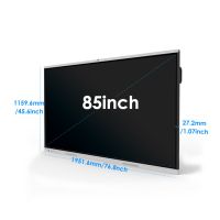 Quality 85inch Meeting Room Sliver Interactive Smart Board for sale