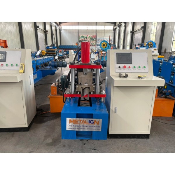 Quality Clean Cut High Speed Rack Z Beam Rack Roll Forming Machine for sale