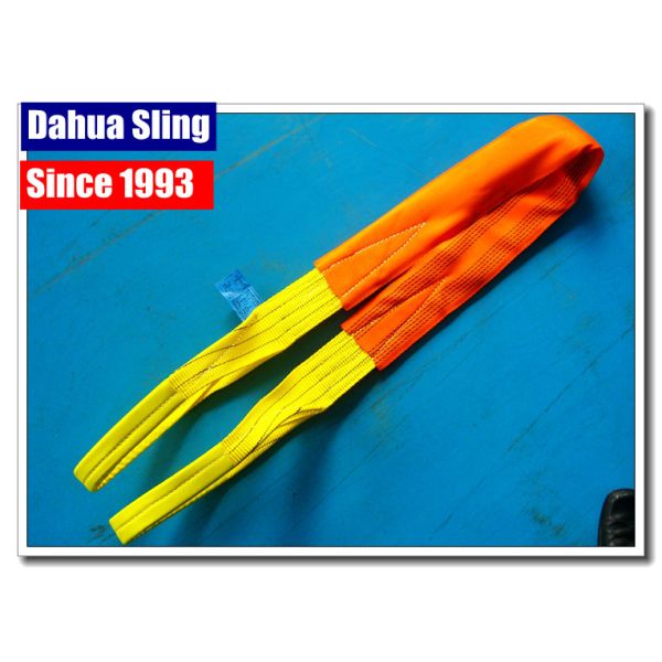 Quality Polyester Duplex Web Sling Belt For Lifting , Synthetic Fiber Slings High Strength for sale