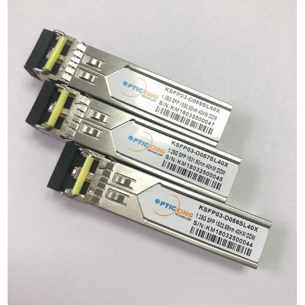 Quality 40km 1.25G SFP Optical Module DWDM 1530.33nm DFB laser transmitter for sale