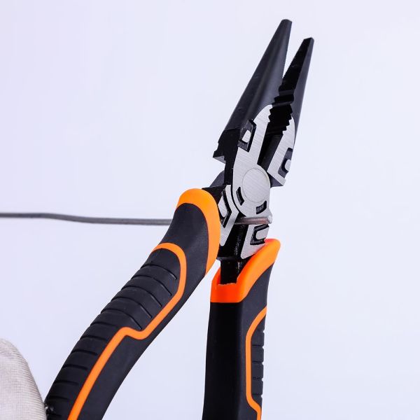Quality HRC62 6inch Long Reach Electronic Side Cutter Wire Needle Nose Snap Ring Pliers for sale