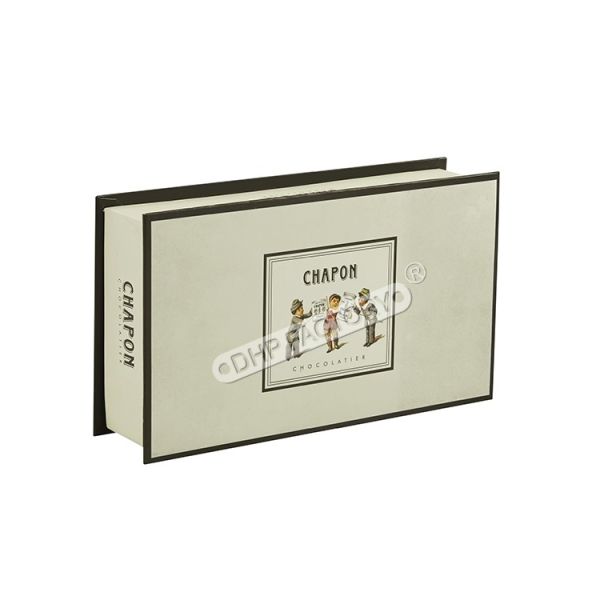 Quality Sturdy Two Piece Rigid Box Chocolate Dessert Sweets Macaron Gift Box Sophisticated for sale