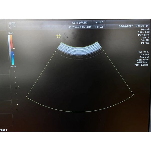 Quality GE Logiq S7 Convex Array Original Ultrasound Transducer Probe C1-5-D for sale