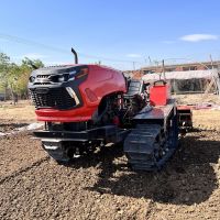 Quality 50 Hp Agricultural Crawler Tractor Remote Control Orchard Greenhouse Micro for sale