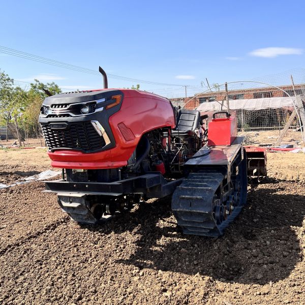 Quality 50 Hp Agricultural Crawler Tractor Remote Control Orchard Greenhouse Micro Tiller for sale