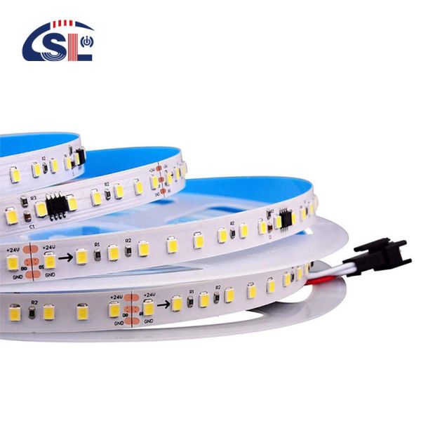 Quality 12v24v 8mm 120leds 4000K Natural Electroplate SMD2835 led strip light with Dimmer for sale