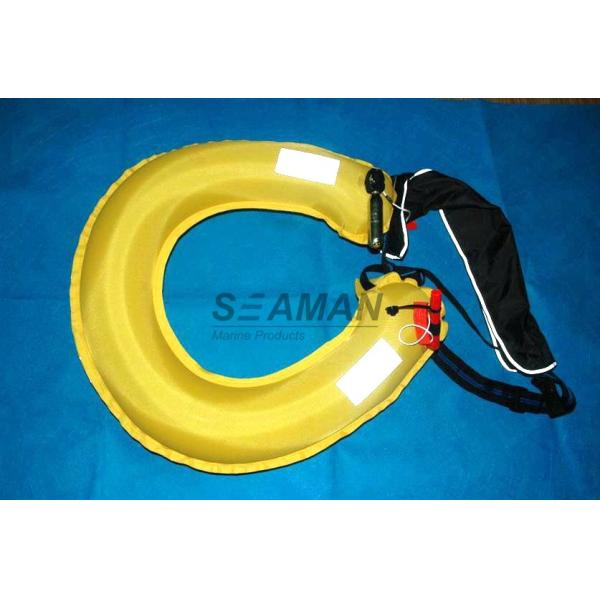 Quality Inflatable Lifebuoy Ring 110N Buoyancy Personal Flotation Device Water Rescue for sale