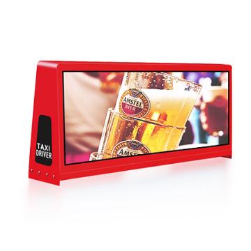 Quality 100W P4 SMD1921 Taxi Top LED Display 5000nit 1000*360mm for sale