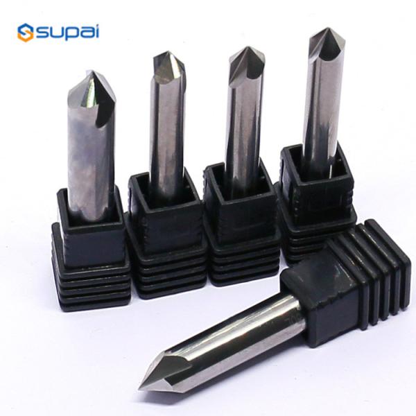 Quality Coating Carbide Chamfer End Mill Cutters 60 Degree Angle for sale