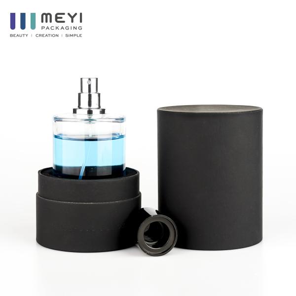 Quality 100ml Round Perfume Bottle No Spill Output 0.075 Clear for sale