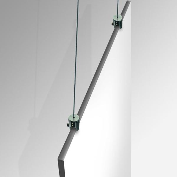 Quality Aluminium Brass Self-Locking Wire Cable Display System For Signage And for sale